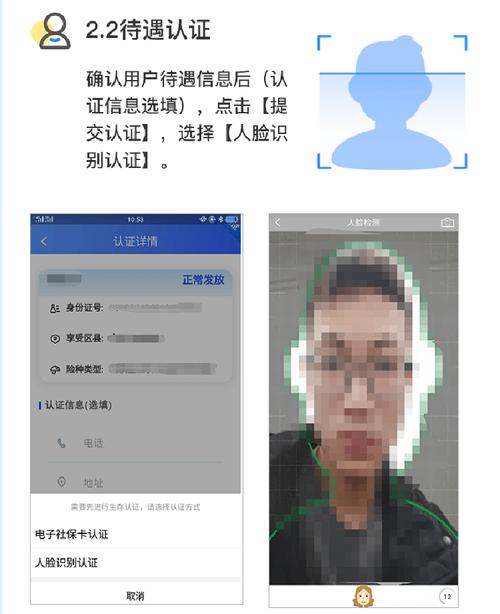 四川社保养老认证人脸识别图标