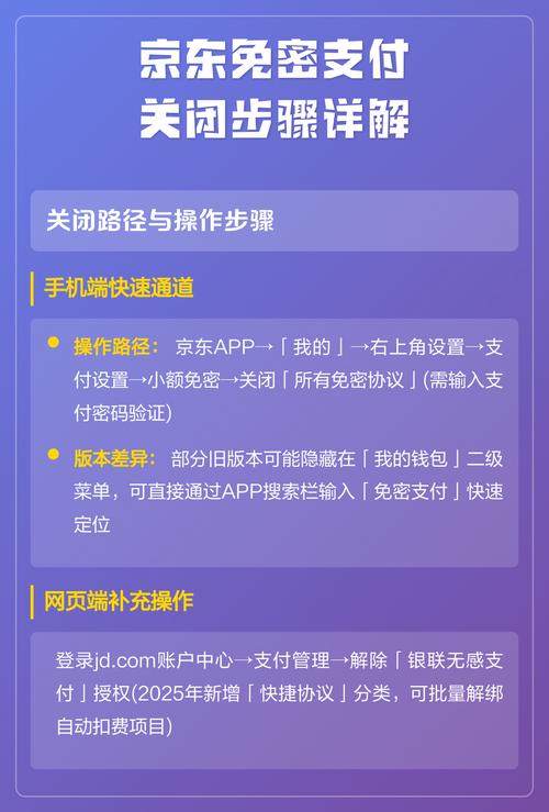 京东免密支付怎么取消关闭图标