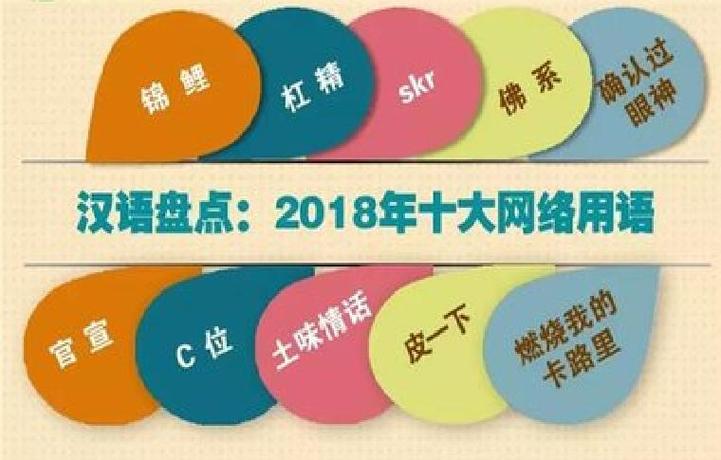 网络语言2018流行语图标