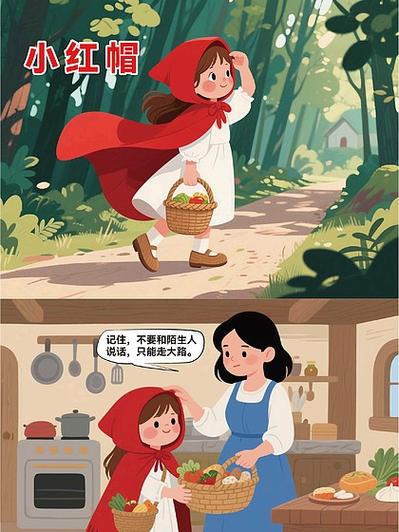 故事小红帽 睡前故事图标