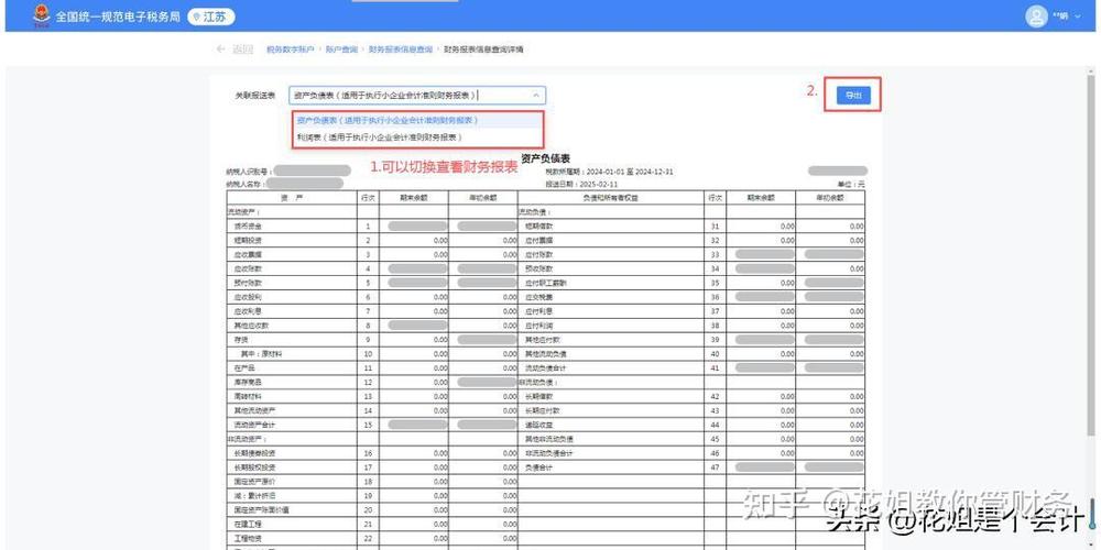 怎么在税务系统查资产负债表截图