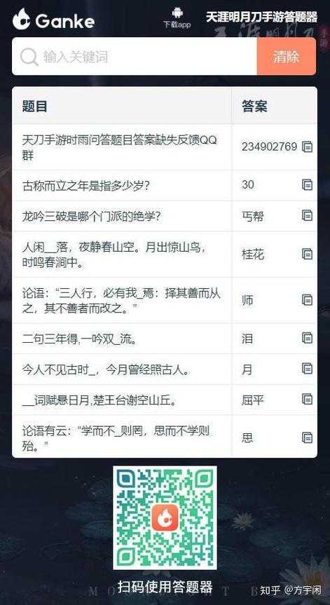 天涯明月刀答题器图标