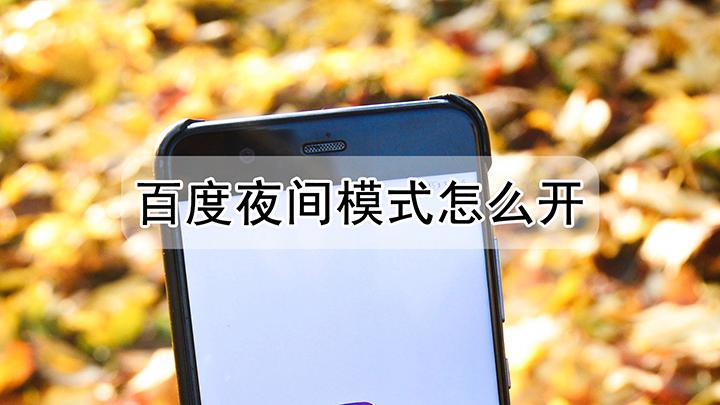 百度的夜间模式怎么打开截图