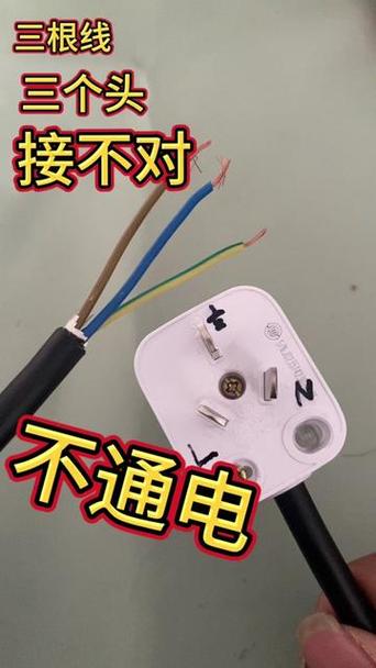三线插头的颜色分别对应什么图标