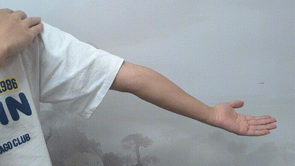 摇晃手臂骨头响图标