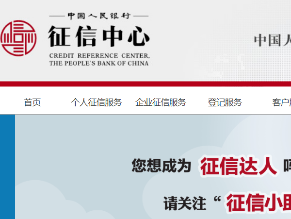 中国人人民银行征信中心官网登录图标
