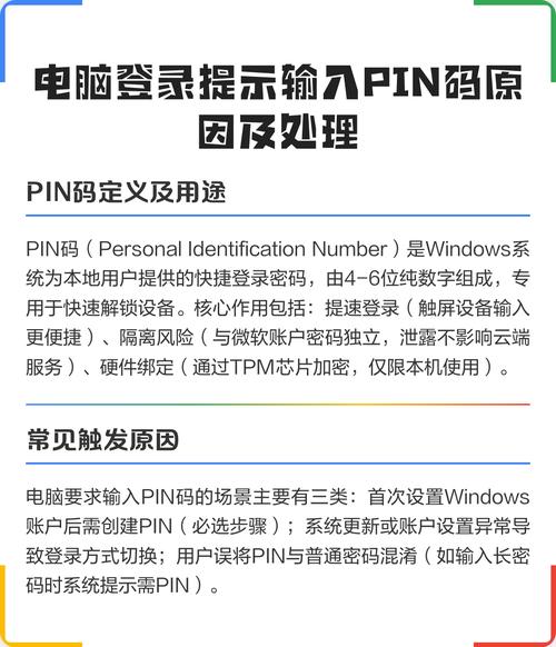 电脑需要pin才能登录什么意思图标