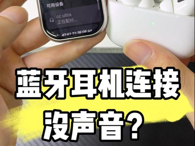 蓝牙耳机可以连接没声音图标