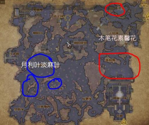 草药采集路线