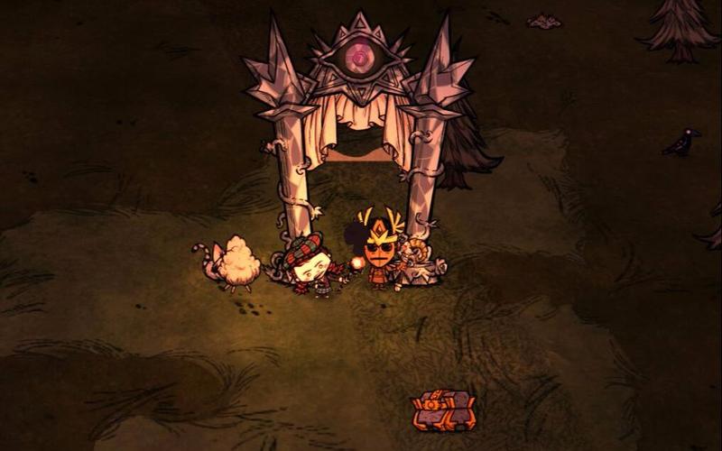 饥荒联机版建造天体之门截图