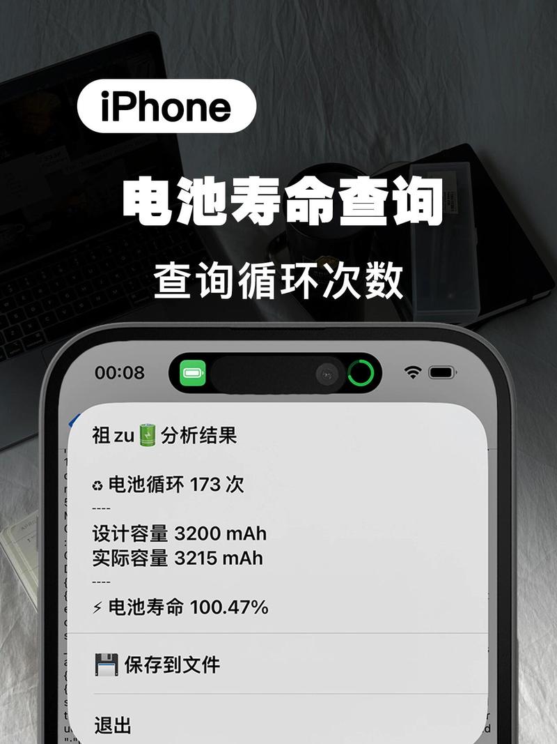 iwatch电池循环次数查询图标