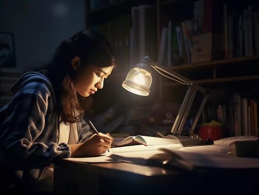 夜里挑灯苦读书截图