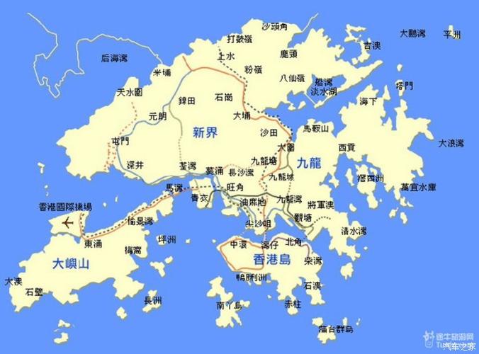 香港九龙地图高清版图标