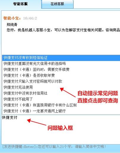 宝付支付人工客服图标