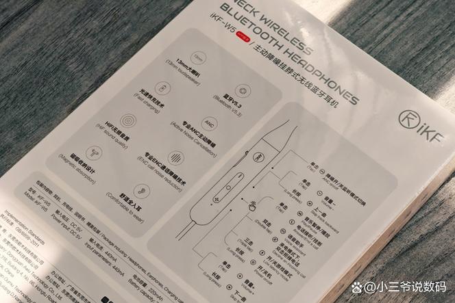 颈挂式蓝牙耳机说明书图标