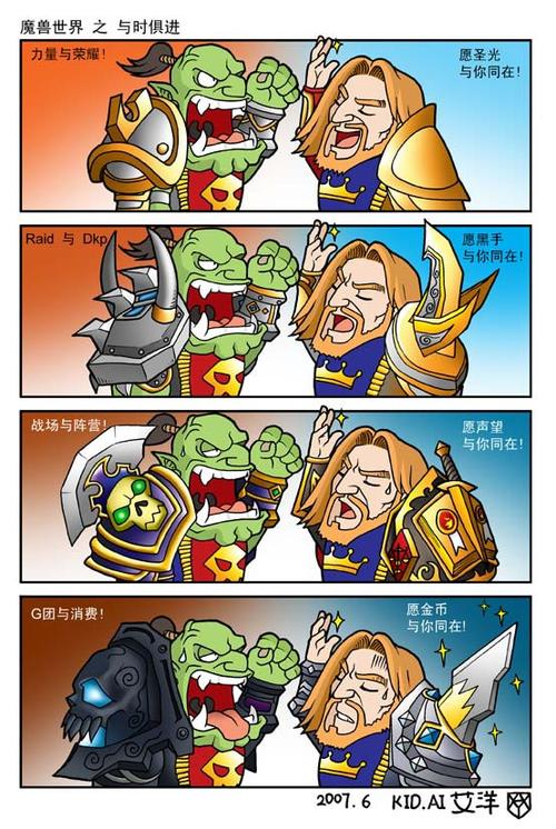 魔兽世界漫画图标