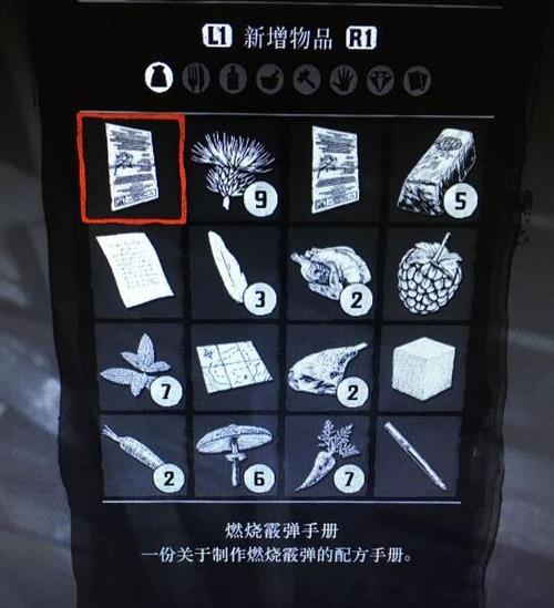 燃烧霰弹册子没有图标