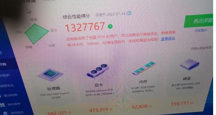 鲁大师的显卡性能测试图标