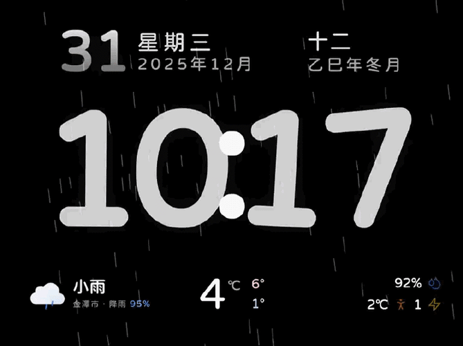 时钟天气预报图标