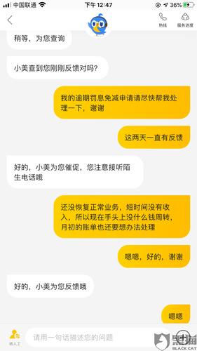 黑猫客服人工电话图标