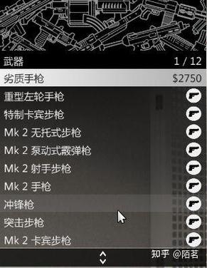 gta5启用自定义武器配置图标