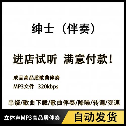 绅士伴奏下载 mp3图标