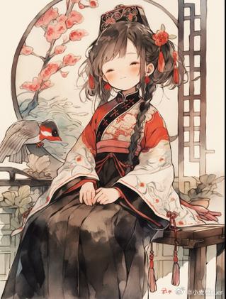 简单画画可爱仙气少女截图