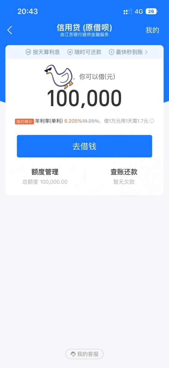 借呗只要有额度就能借吗图标