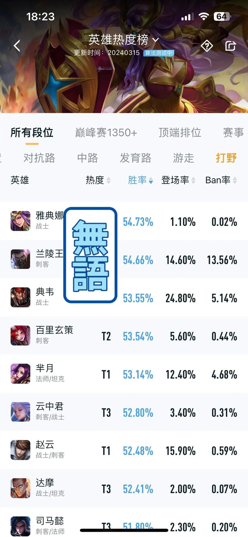 王者荣耀胜率查询图标