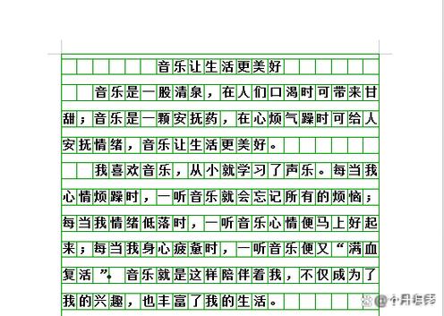 描写音乐的作文片段图标