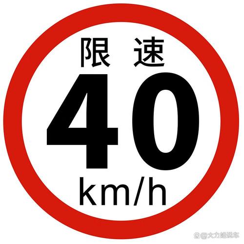 限速40标志牌图片图标