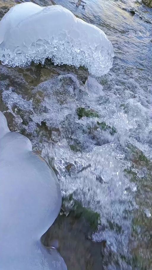 河水结冰