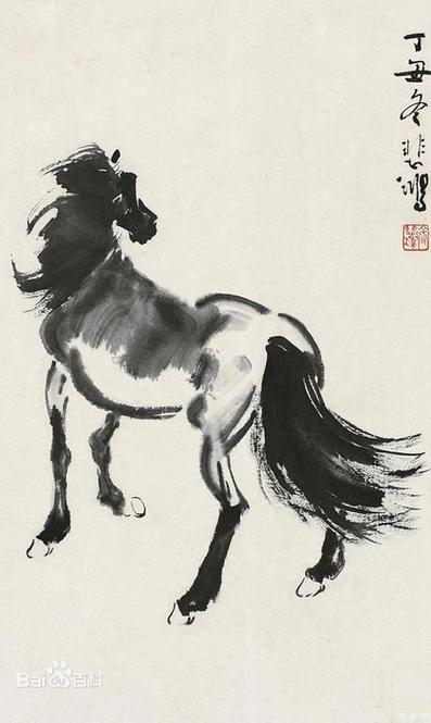 徐悲鸿真迹一匹马多少钱图标