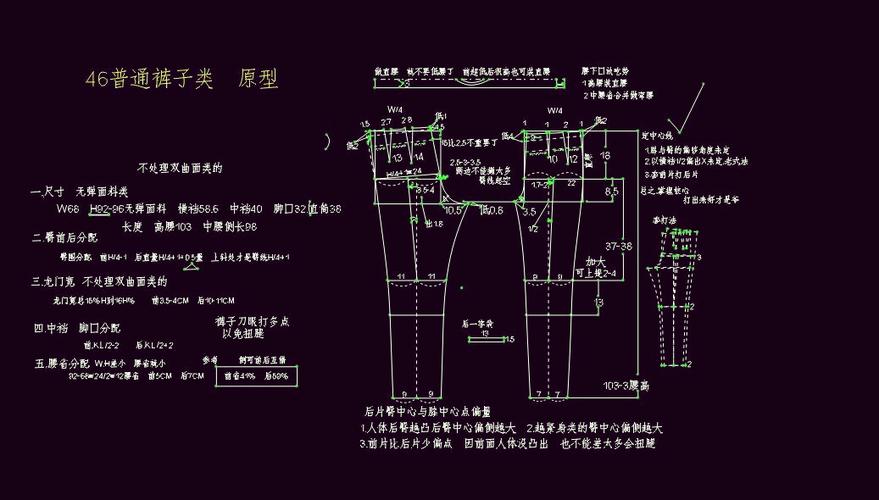 裤子纸样