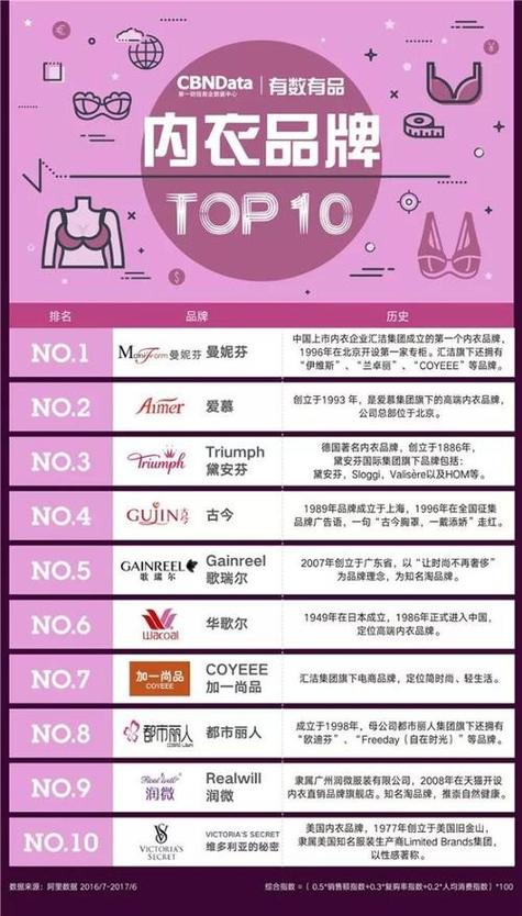 一线品牌内衣十大排名图标