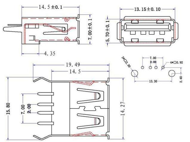 插座上的usb接口是多少v图标