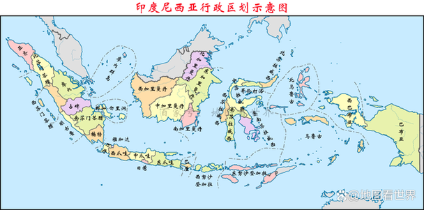 印尼行政区划地图截图