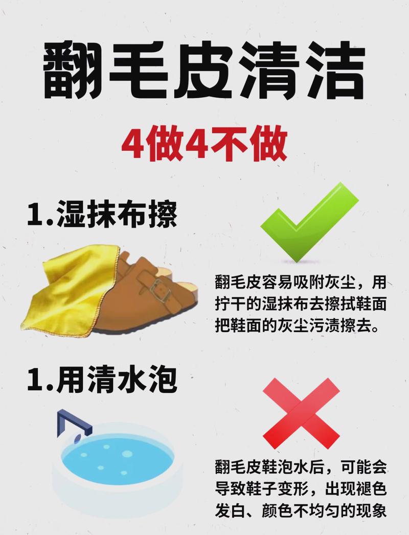 翻毛皮怎么清洗图标