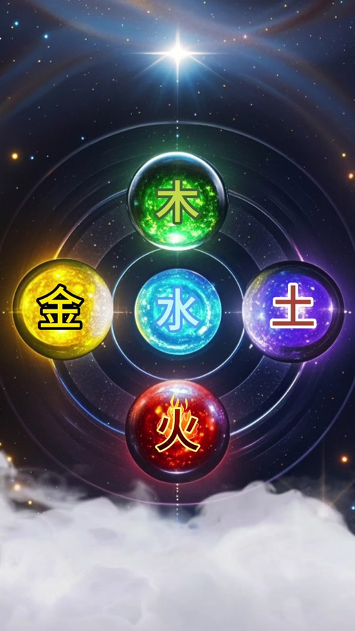 金木水火土五行图标
