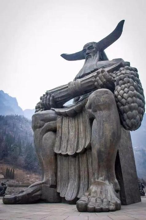 神农架炎帝神农氏雕像图标