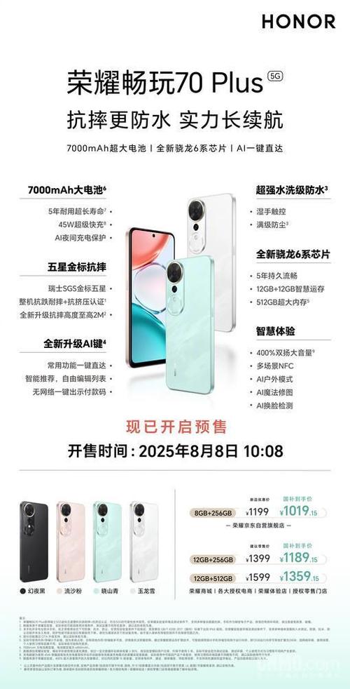 荣耀畅玩70plus多少钱一台手机图标