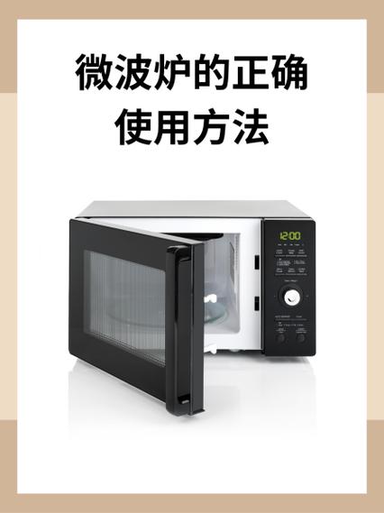 微波炉门打开图解图标
