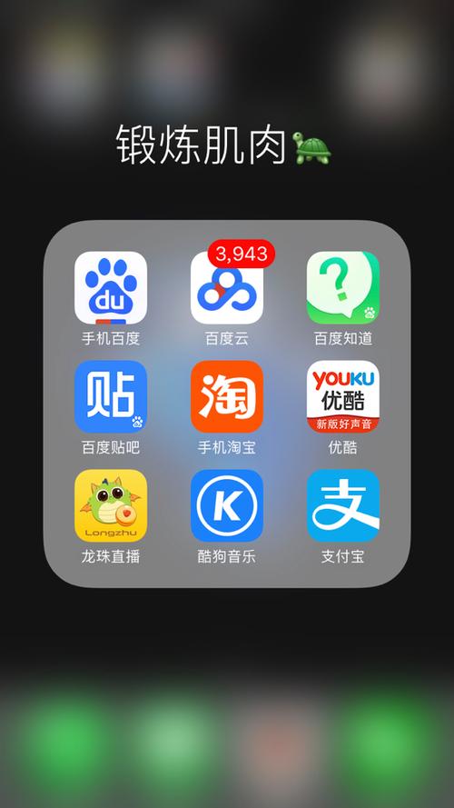 苹果百度云图标