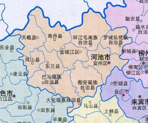 河池市地图全图