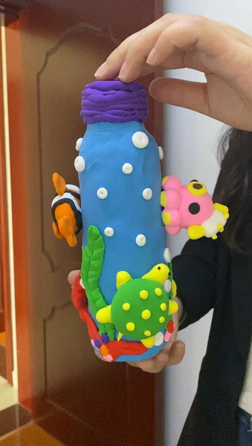 瓶子轻泥手工作品图片图标
