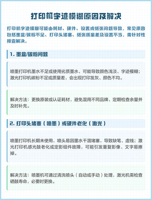 打印机打印字体模糊解决办法图标