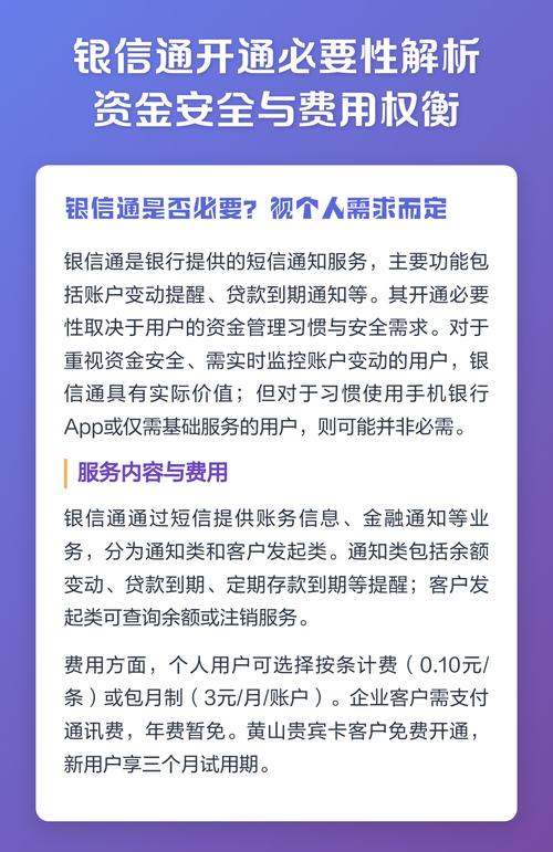 银信通有必要开通吗图标