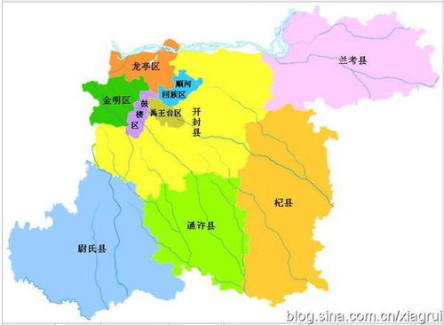 开封地图区域划分图图标
