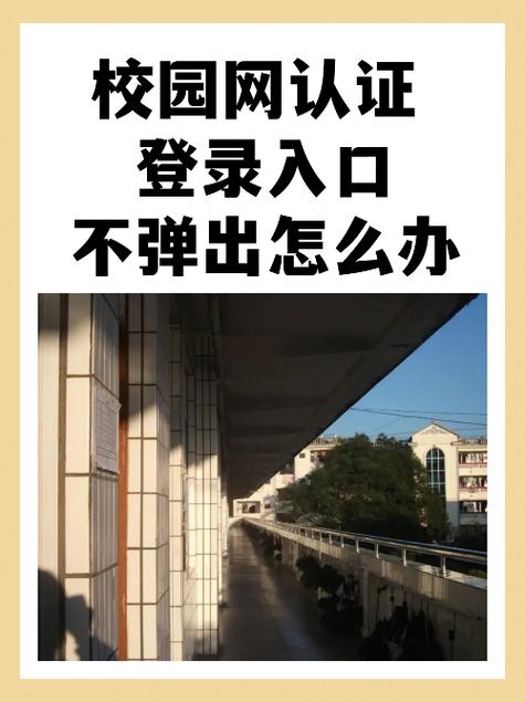 浏览器弹不出校园网认证界面图标