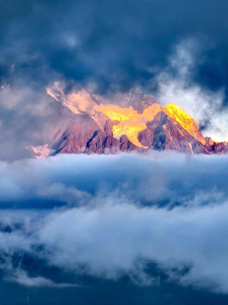 梅里雪山景区海拔图标